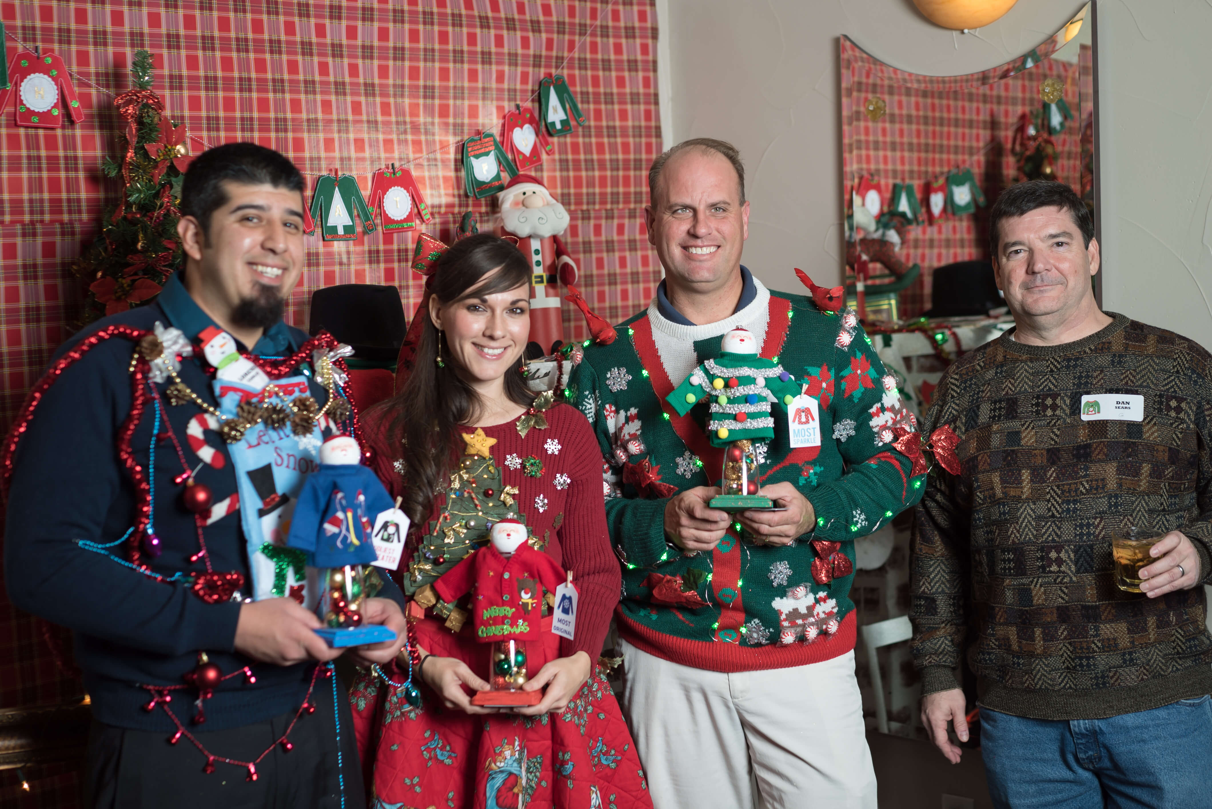 Nationwide power christmas party 2016 ugliest sweater contest winners 
